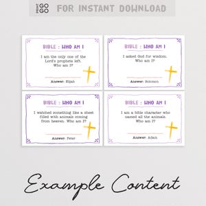 Bible Who Am I? - the Fun Family Bible Trivia Game | Bible Study Game ...