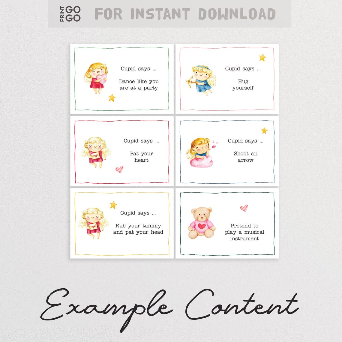 Cupid Says - the Fun Valentine's Day Party Game of Following Commands ...