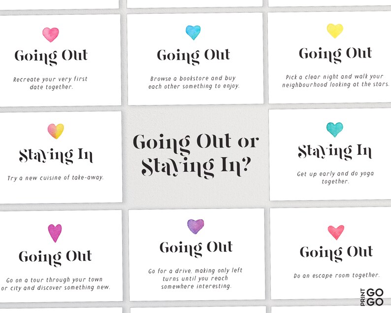 Couples Cards Bundle Date Cards Year of Date Night Idea | Etsy