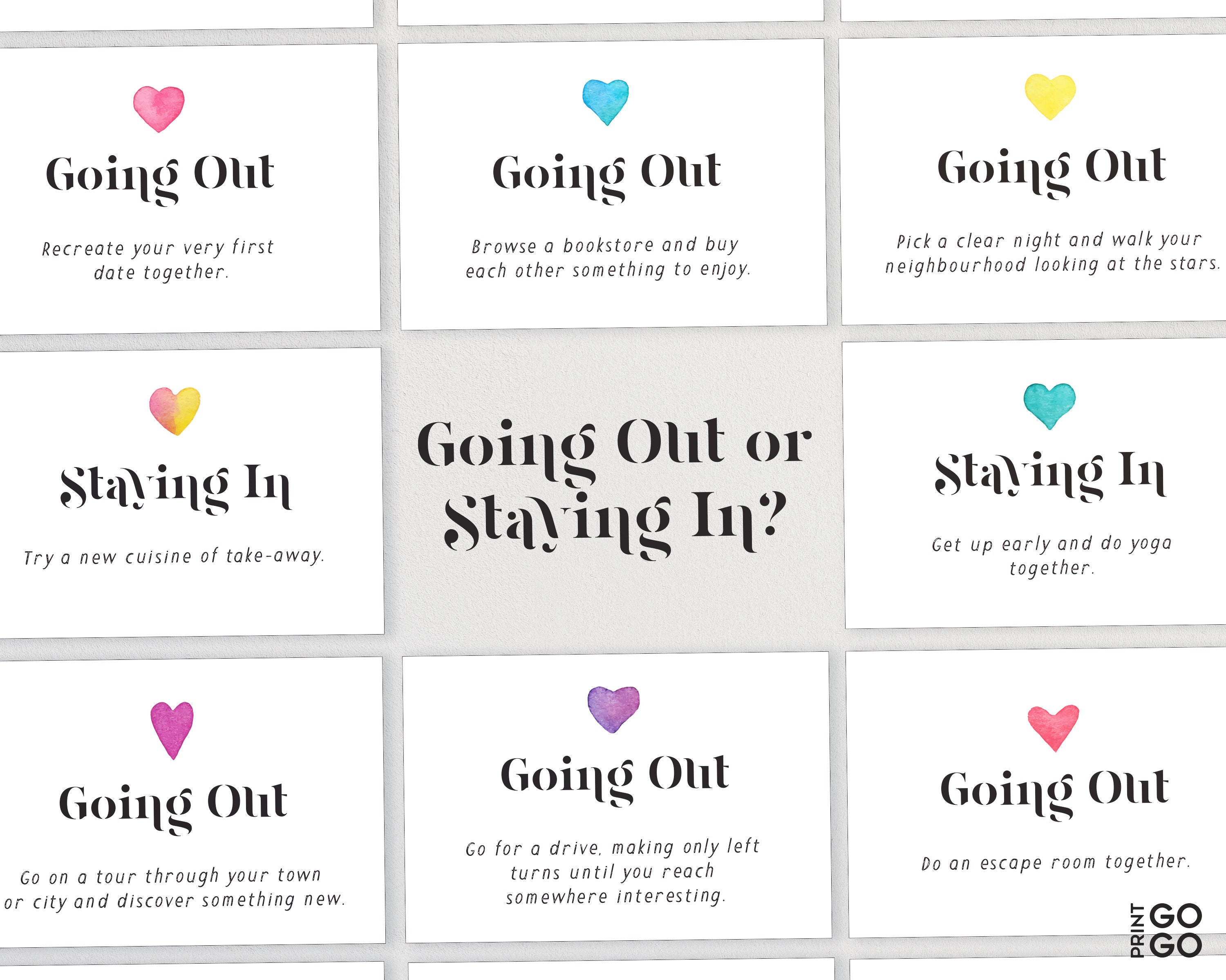 Couples Cards Bundle Date Cards Year of Date Night Idea - Etsy UK