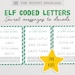 Coded Secret Elf Messages Bundle | Christmas Secret Message | Elf Ideas ...