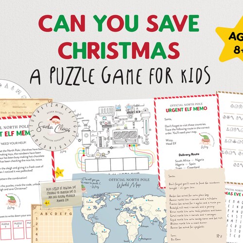 Escape Room Game Printable Family Fun DIY Escape Puzzle - Etsy