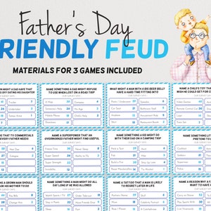 Father's Day Game Bundle | Fathers Day Family Feud | Fathers Day ...