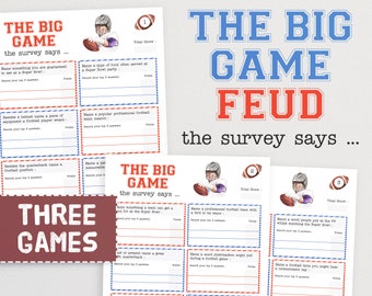 The Big Game Trivia Football Quiz - American Football Party Game for ...