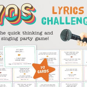 Songs Lyrics Challenge Game - the Quick Thinking and Singing Family ...