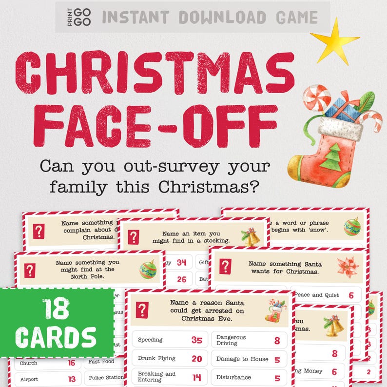 Christmas Face-off - Can You Out Survey Your Family This Holiday ...
