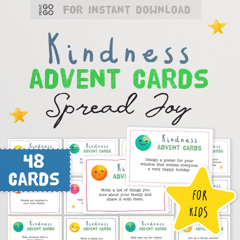 Kindness Cards for Kids - Etsy