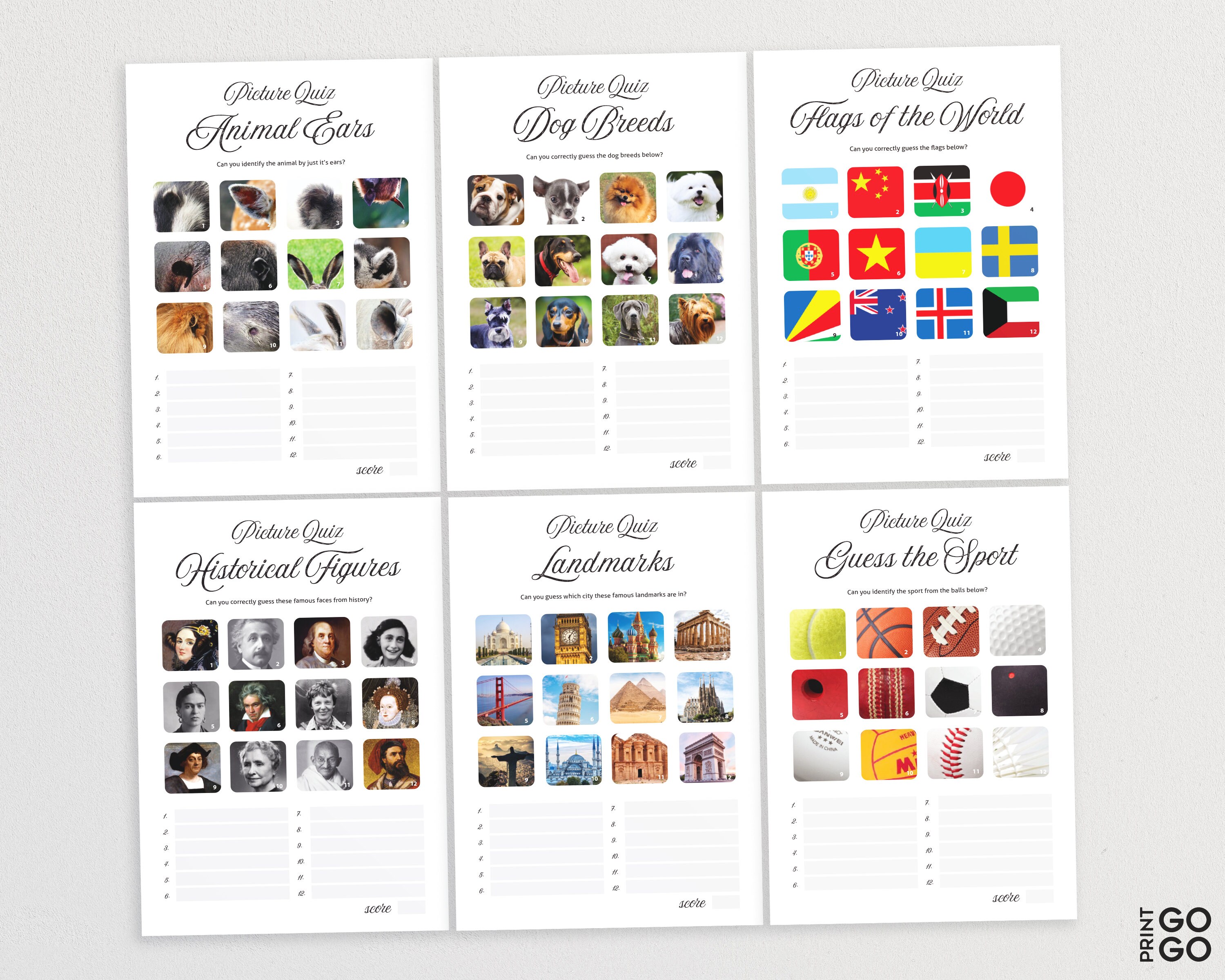 Printable Brain Teaser Quizzes