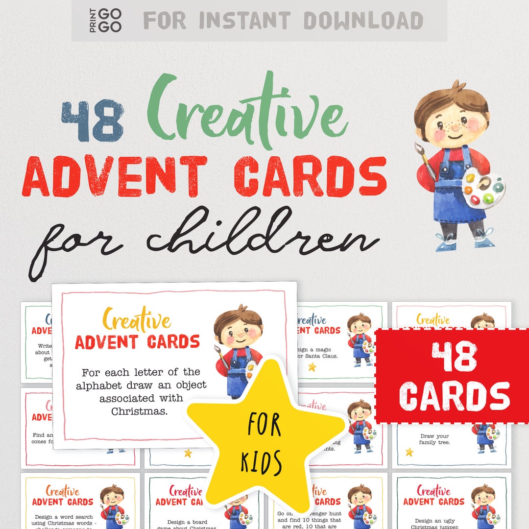 48 Creative Advent Cards - Daily Idea Prompts to Countdown to Christmas ...