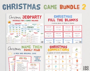 Christmas Game Bundle Family Christmas Games Christmas | Etsy UK