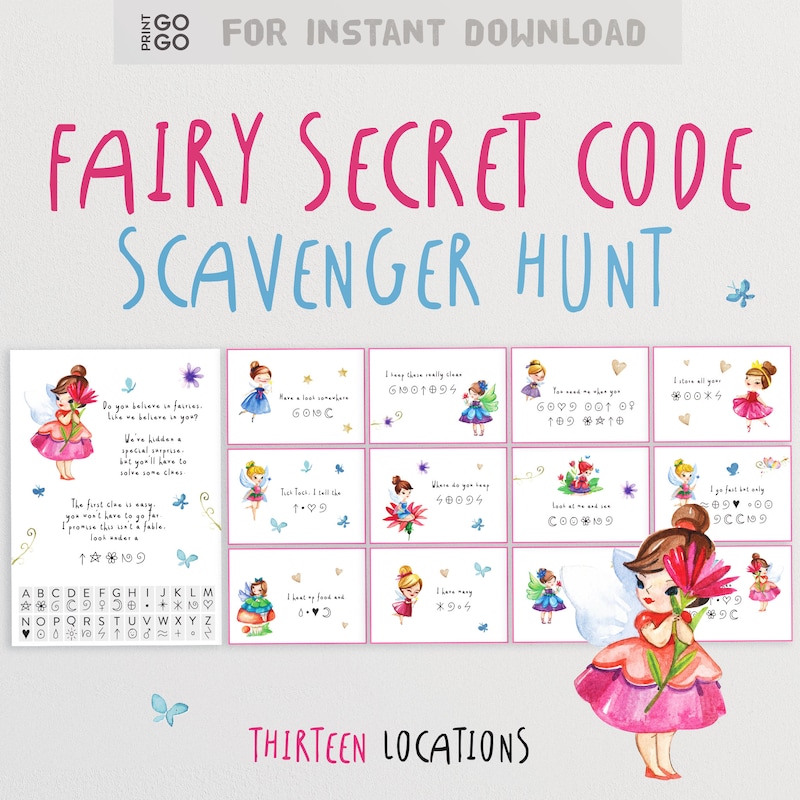 Fairy Scavenger Hunt - Etsy