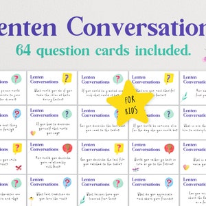 Lent Bundle for Children - Fun and Thoughtful Lenten Activity Ideas and ...