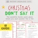 Quiz Advent Cards A Fun Way to Countdown Christmas 48 Christmas Advent ...
