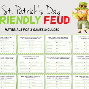 St. Patrick's Day Game Bundle - Family Party Games for Everyone ...