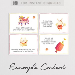 Chinese New Year Scavenger Hunt for Kids | Printable Lunar New Year ...