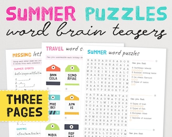 Summer Picture Quiz Puzzles - the Fun Guess the Phrase Game for ...