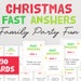 Christmas Party Game Bundle Fun Group Games for All the Family ...