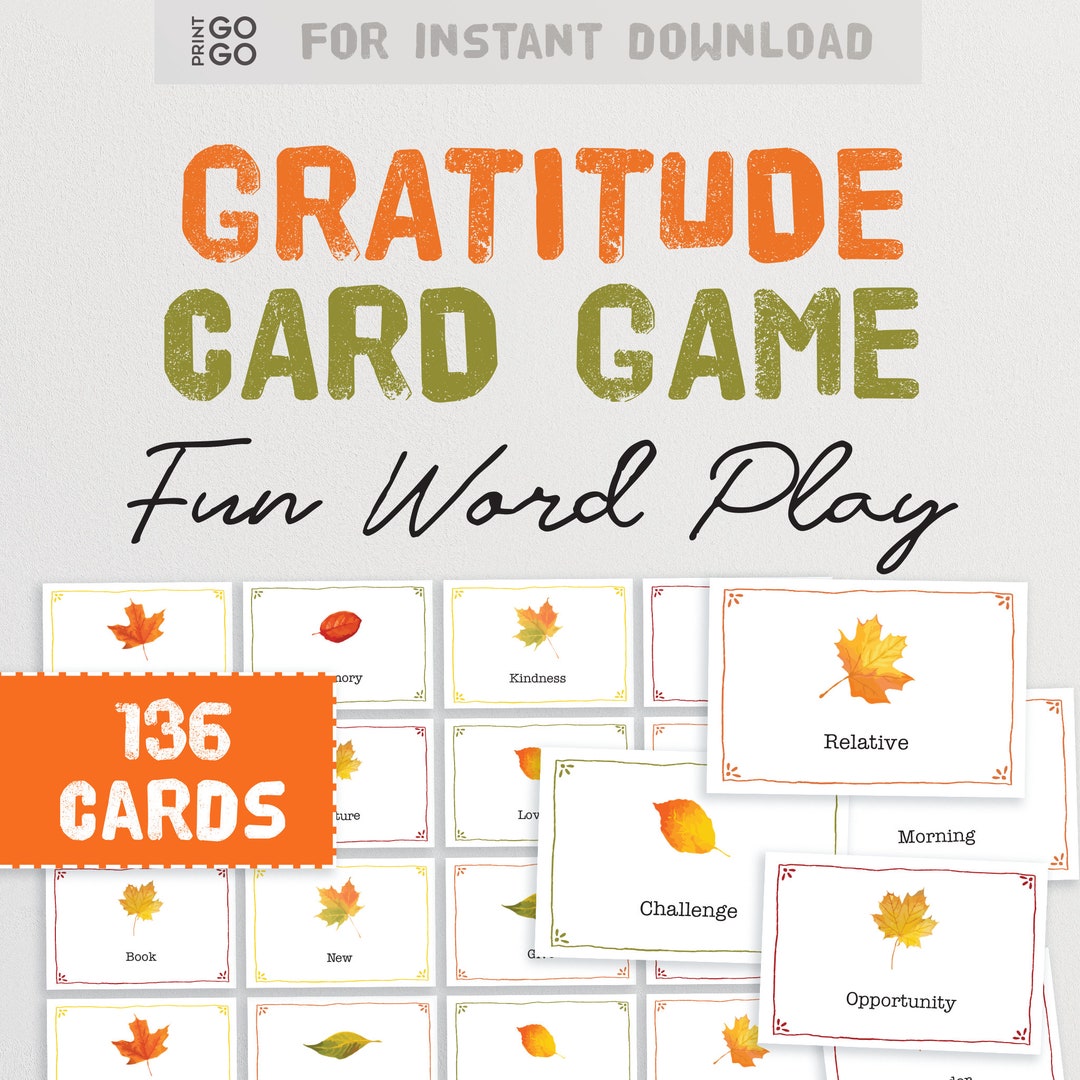 Gratitude Conversation Starters - 136 Cards to Spark Conversation ...