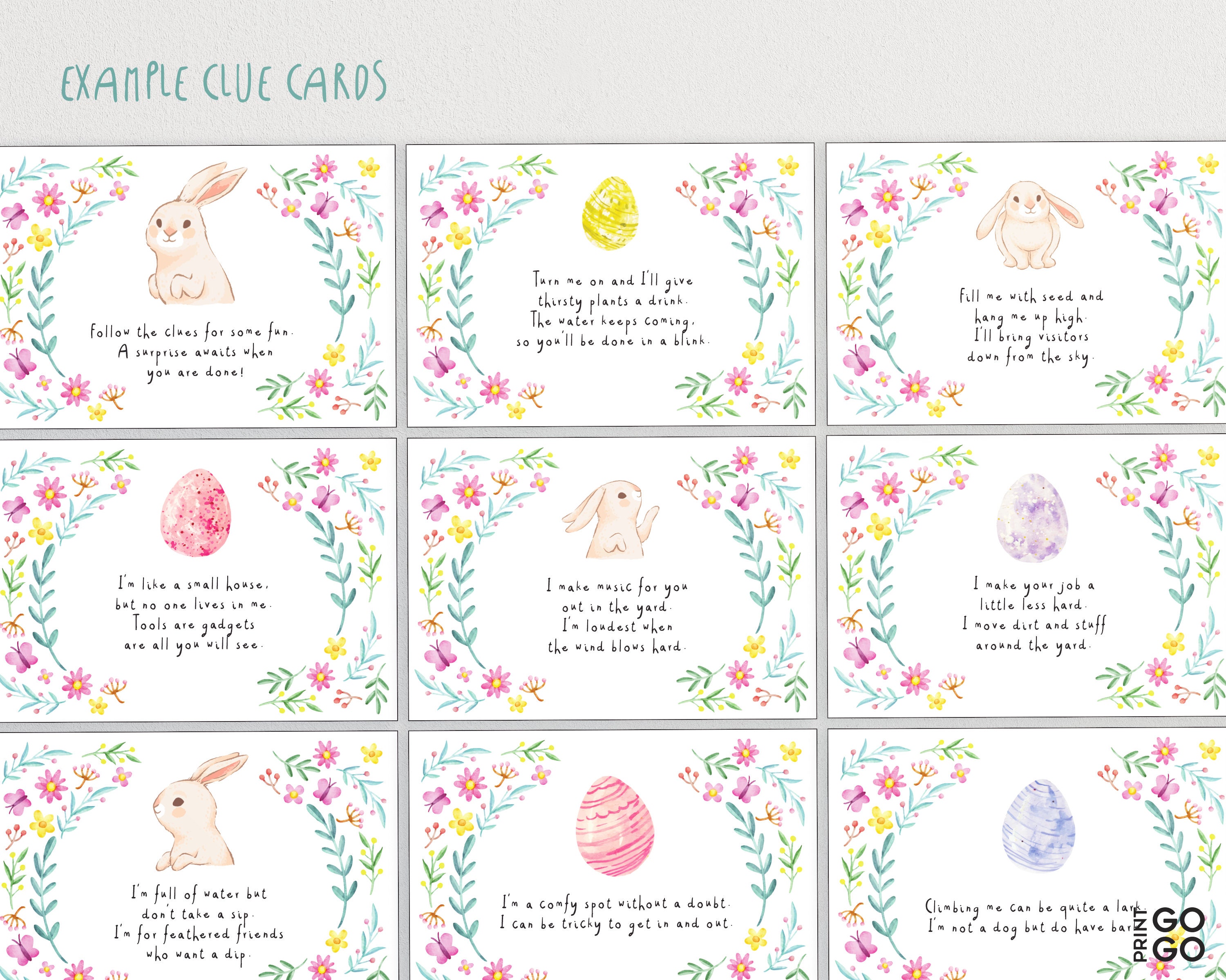 Outdoor Easter Egg Scavenger Hunt for Kids - Hop Hop on the Garden ...