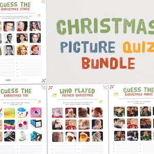 Christmas Quiz Bundle A Huge Collection of Quiz Questions to | Etsy
