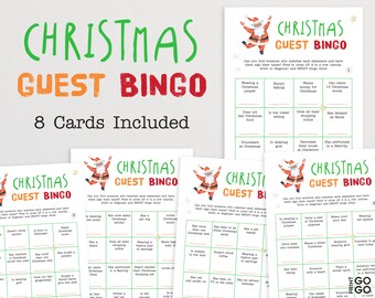 Christmas Bingo Ice Breaker - Etsy