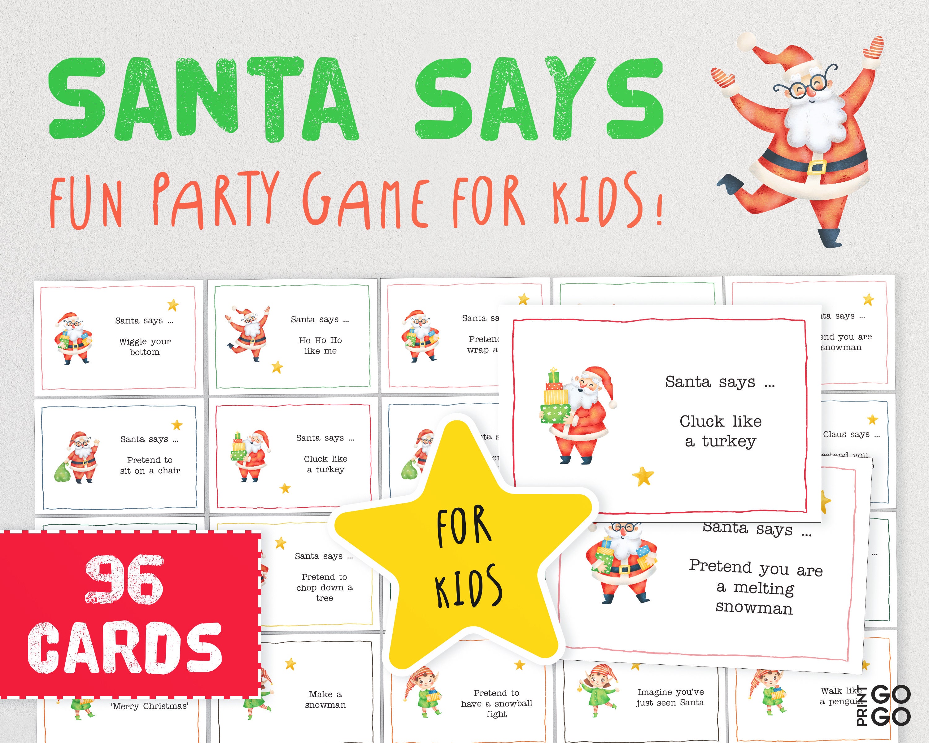 Christmas Party Game Bundle - Fun Games for Kids and Families to Print ...