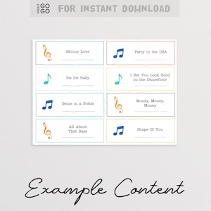 Song Charade Cards - the Fun Family Party Game of Acting Out and ...