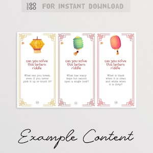 Lantern Festival Lantern Riddles - the Fun Family Party Game of Solving ...