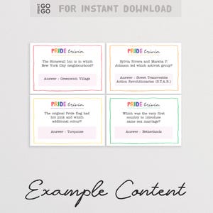 Pride Trivia Quiz Cards - 88 Quiz Questions to Test Your LGBTQI+ ...