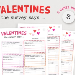 Valentine's Day Game Bundle - Fun Printable Games for Everyone | Games ...