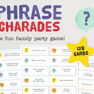 Charades Card Bundle - the Fun Family Party Game of Acting Out and ...