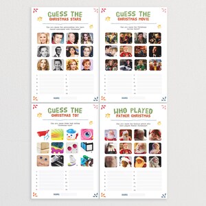 Christmas Game Bundle | Family Christmas Games | Christmas Trivia Pub ...