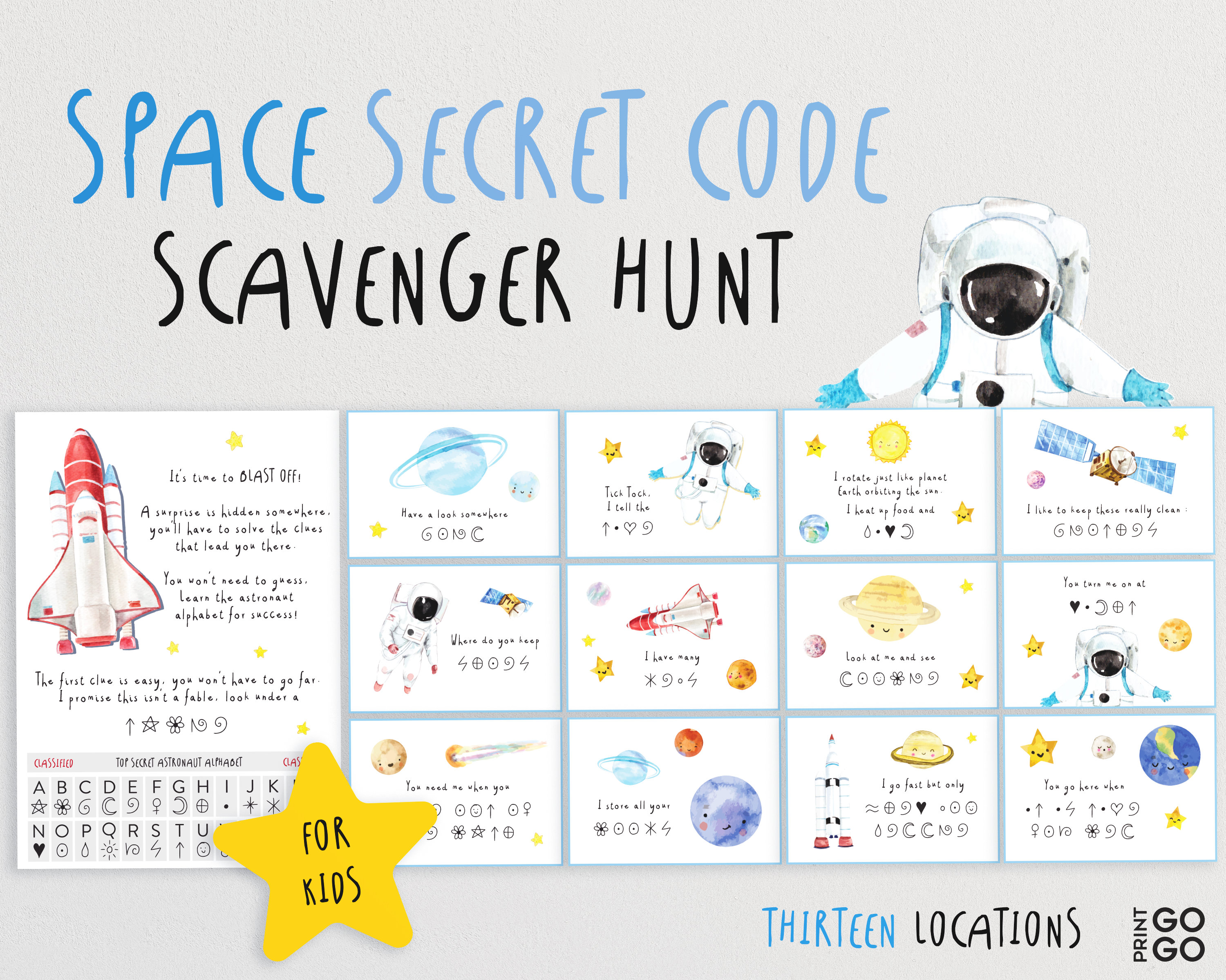 Space Themed Scavenger Hunt Ideas at Zoe Walker blog