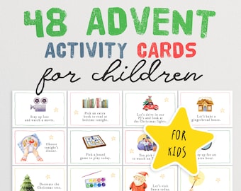 Quiz Advent Cards A Fun Way to Countdown Christmas 48 Christmas Advent ...
