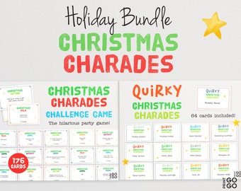 Christmas Charades Printable - Etsy