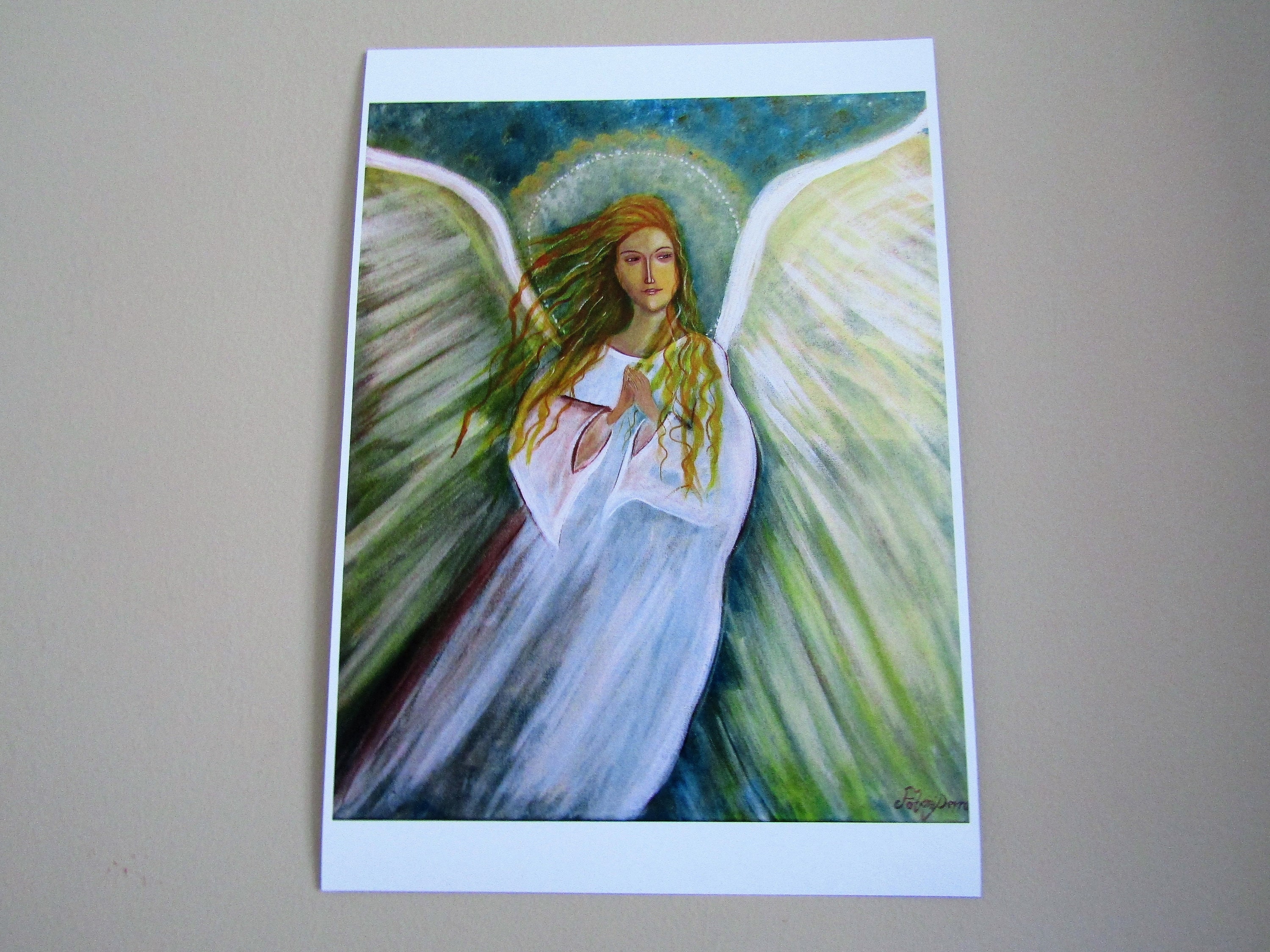 Angel Print, Angel Art, Angel Poster, Guardian Angel Print, Spiritual ...