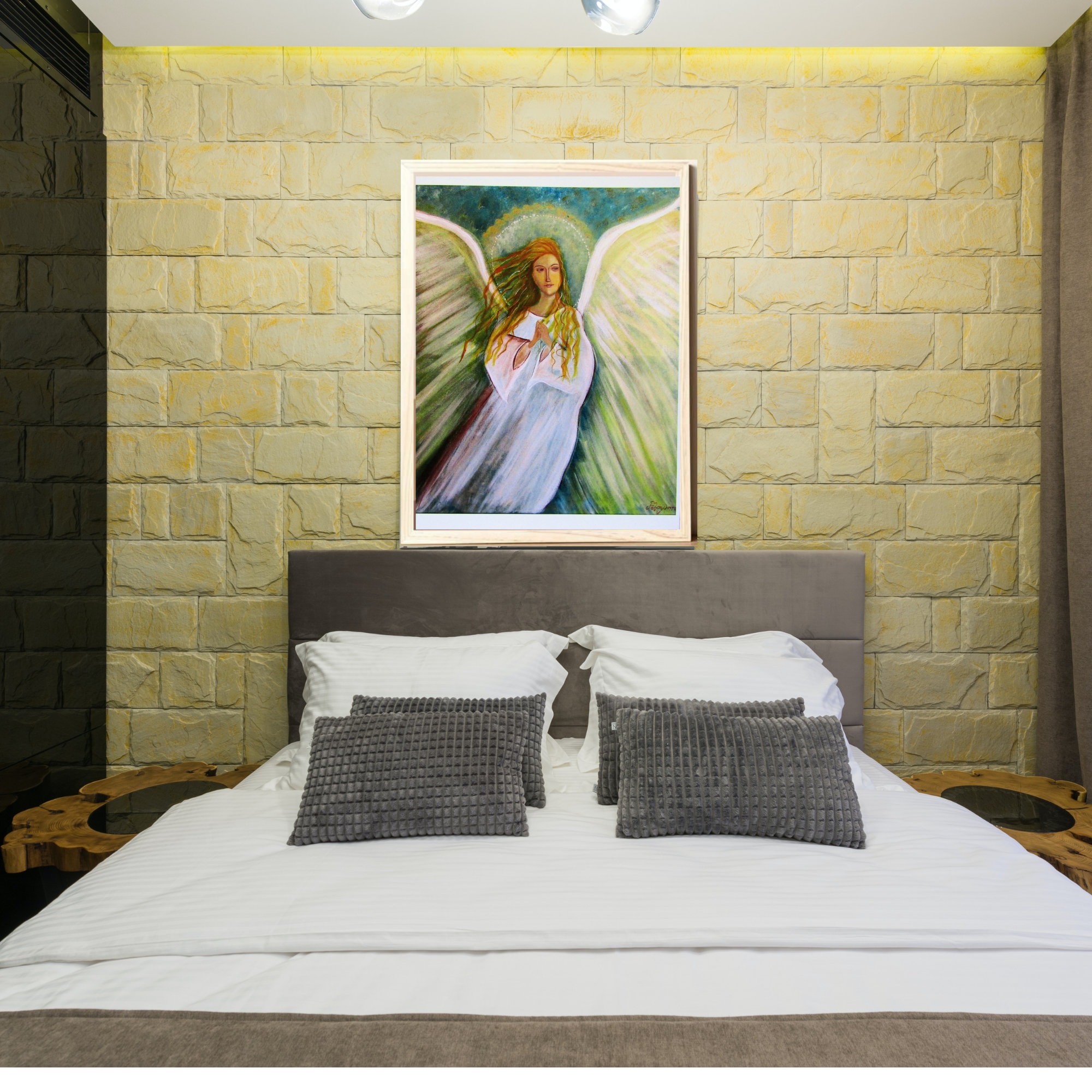 Angel Print, Angel Art, Angel Poster, Guardian Angel Print, Spiritual ...