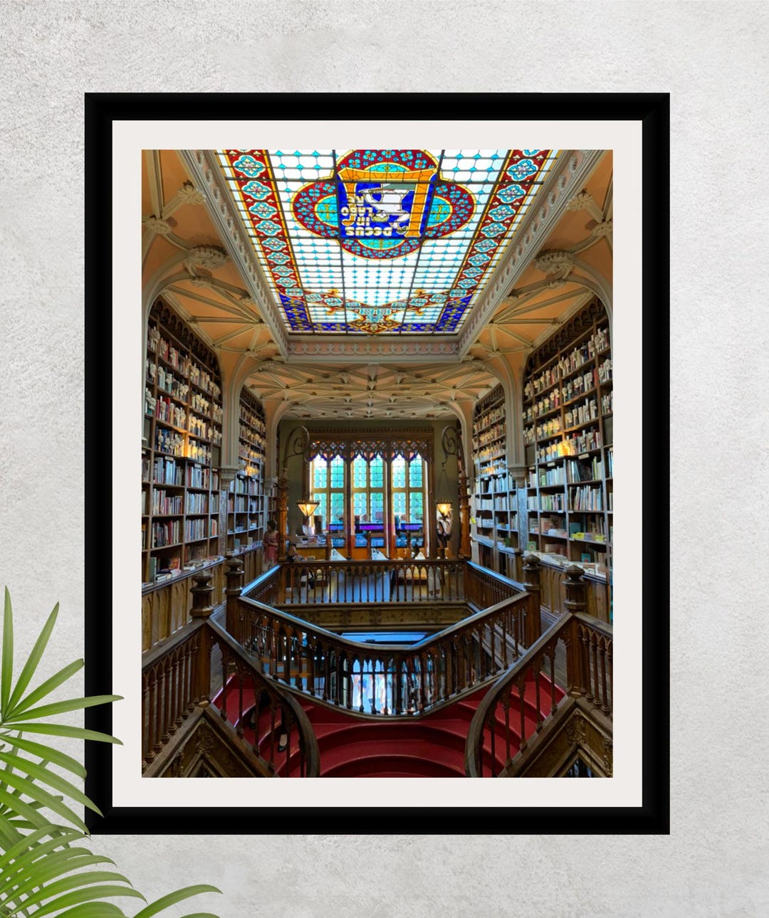 Vintage-inspired Grand Library Printable Art - Etsy