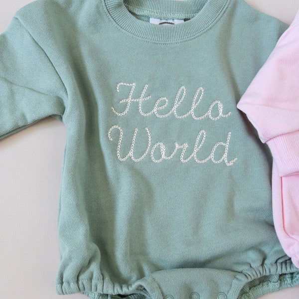 Hello World Baby Outfit - Etsy