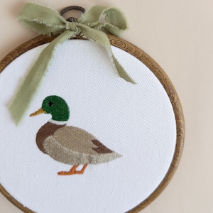 MALLARD DUCK Baby Decor, Announcement Sign, Hospital Announcement, Hoop ...