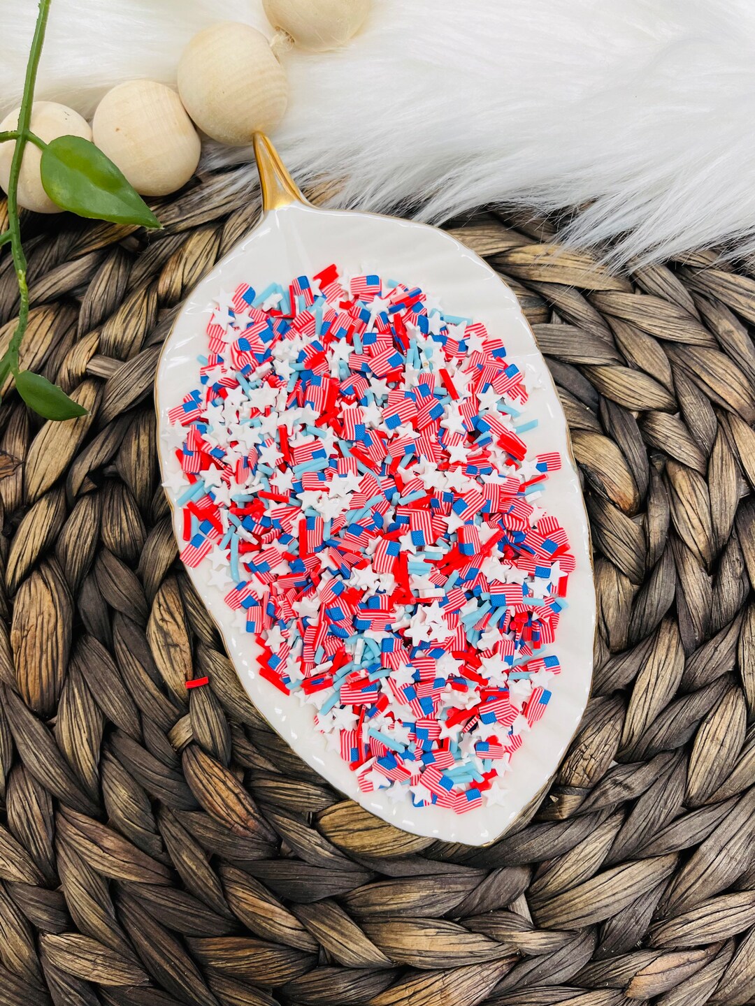 American Flag Polymer Clay - Etsy