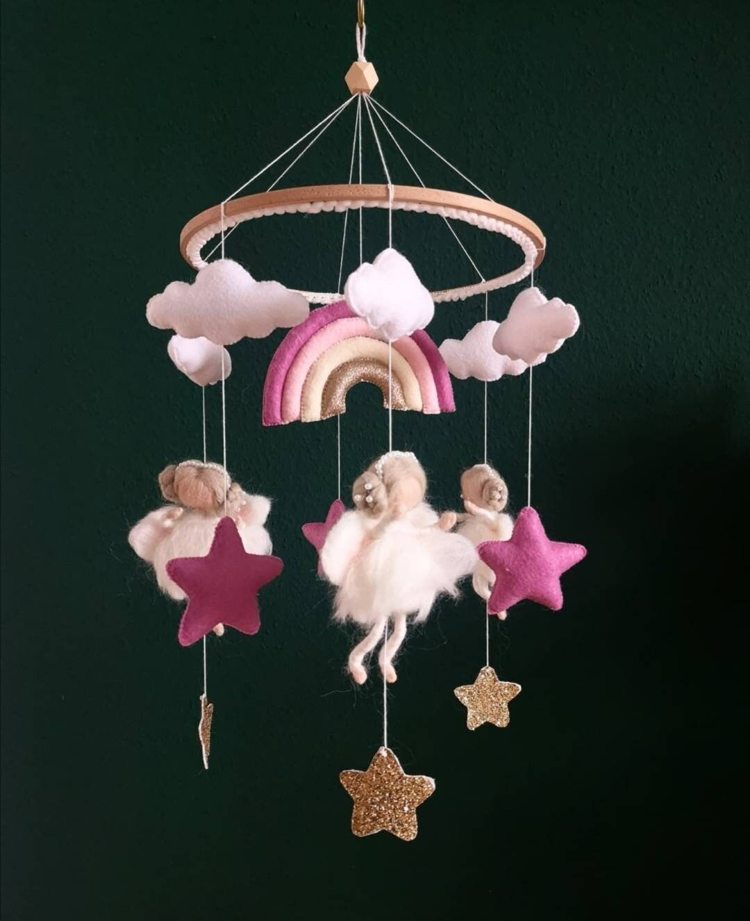 Baby Mobile "ballerina", Mobile, Baby Bed - Etsy
