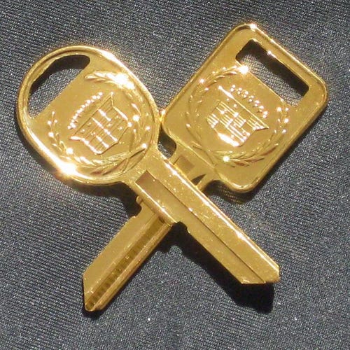 CadillacGoldKeys - Etsy