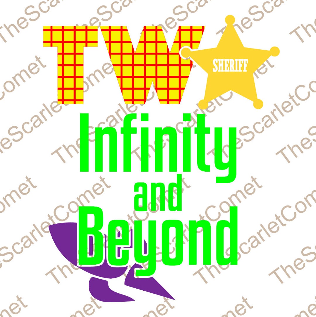 Two Infinity and Beyond SVG - Etsy