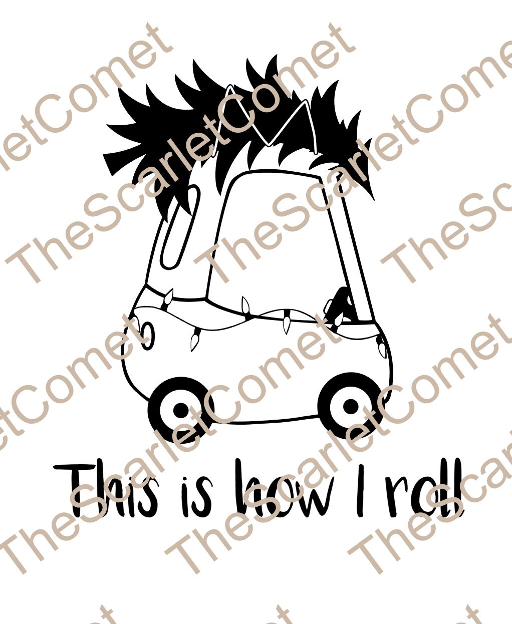 Christmas Cozy Coupe SVG - Etsy