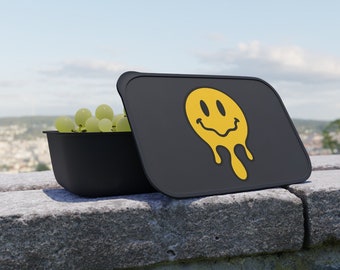 Smiley Face Lunch Box - Etsy