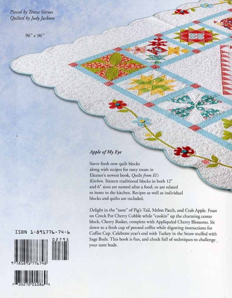 Quilts From El's Kitchen by Eleanor Burns quilt in a Day - Etsy