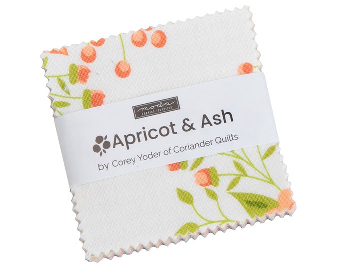 Apricot and Ash Mini Charm Pack by Corey Yoder for Moda Fabrics - Etsy