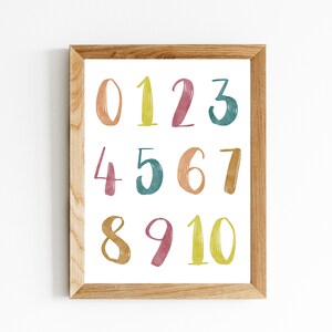 Set of Three Neutral Alphabet Poster Rainbow Boho Scandinavian Kids ...