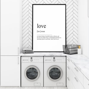 Home Love Family Definition Printable Bundle, Wall Art Prints, Instant ...